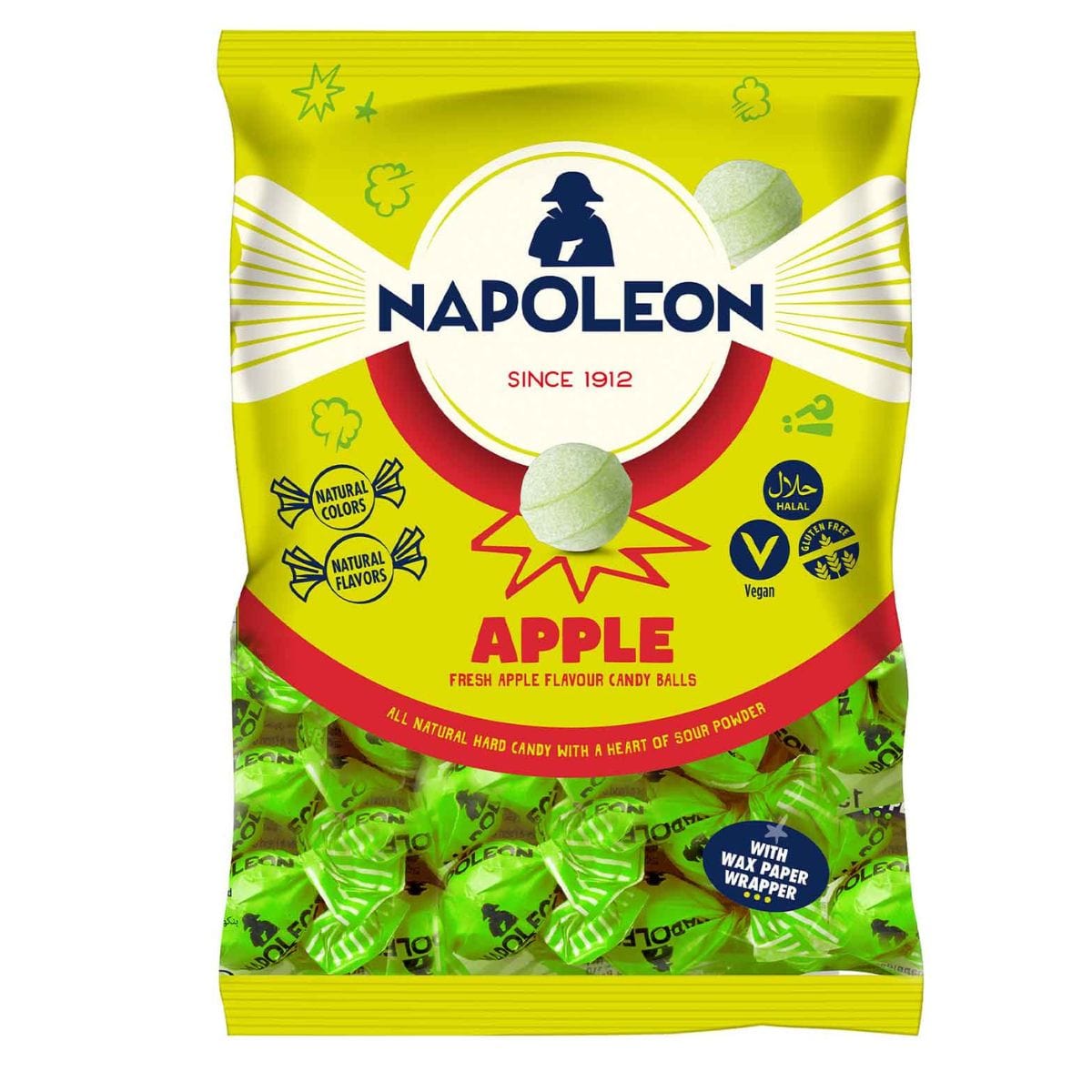 Napoleon Apple Balls 1kg – Blanda Drops AS